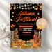 All Things Fall Invitation, Fall Harvest Party Invite, Neighborhood ...