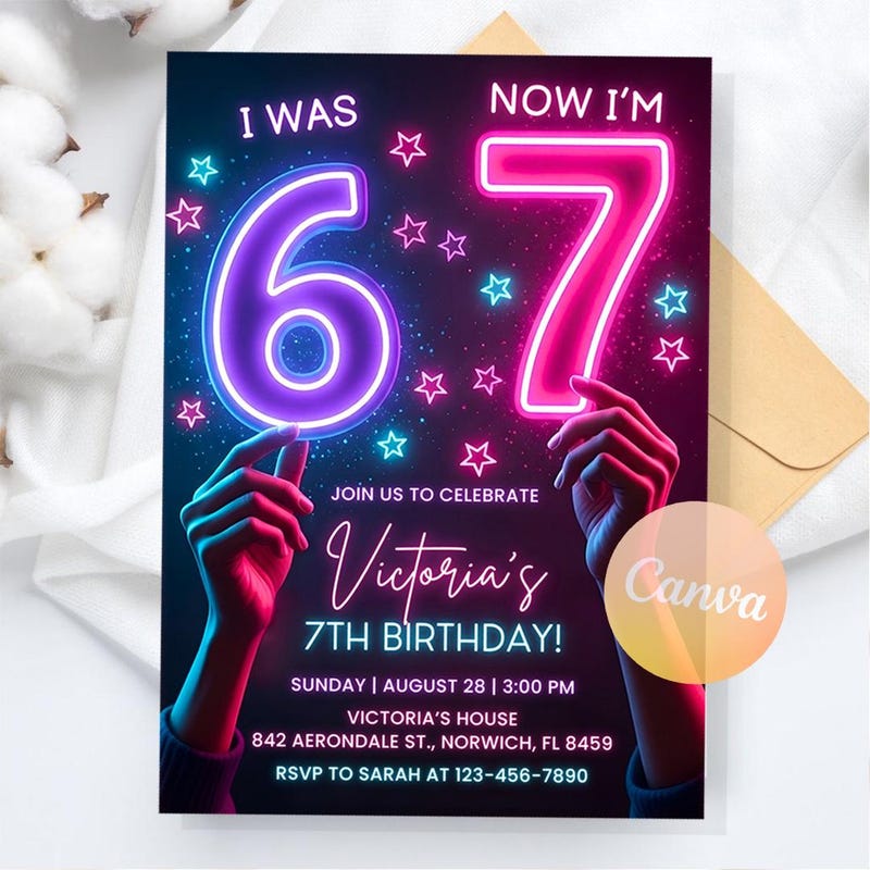 67 Neon - Etsy