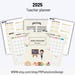 2025 Teacher Planner Printable | Lesson Plan Organizer | Weekly ...
