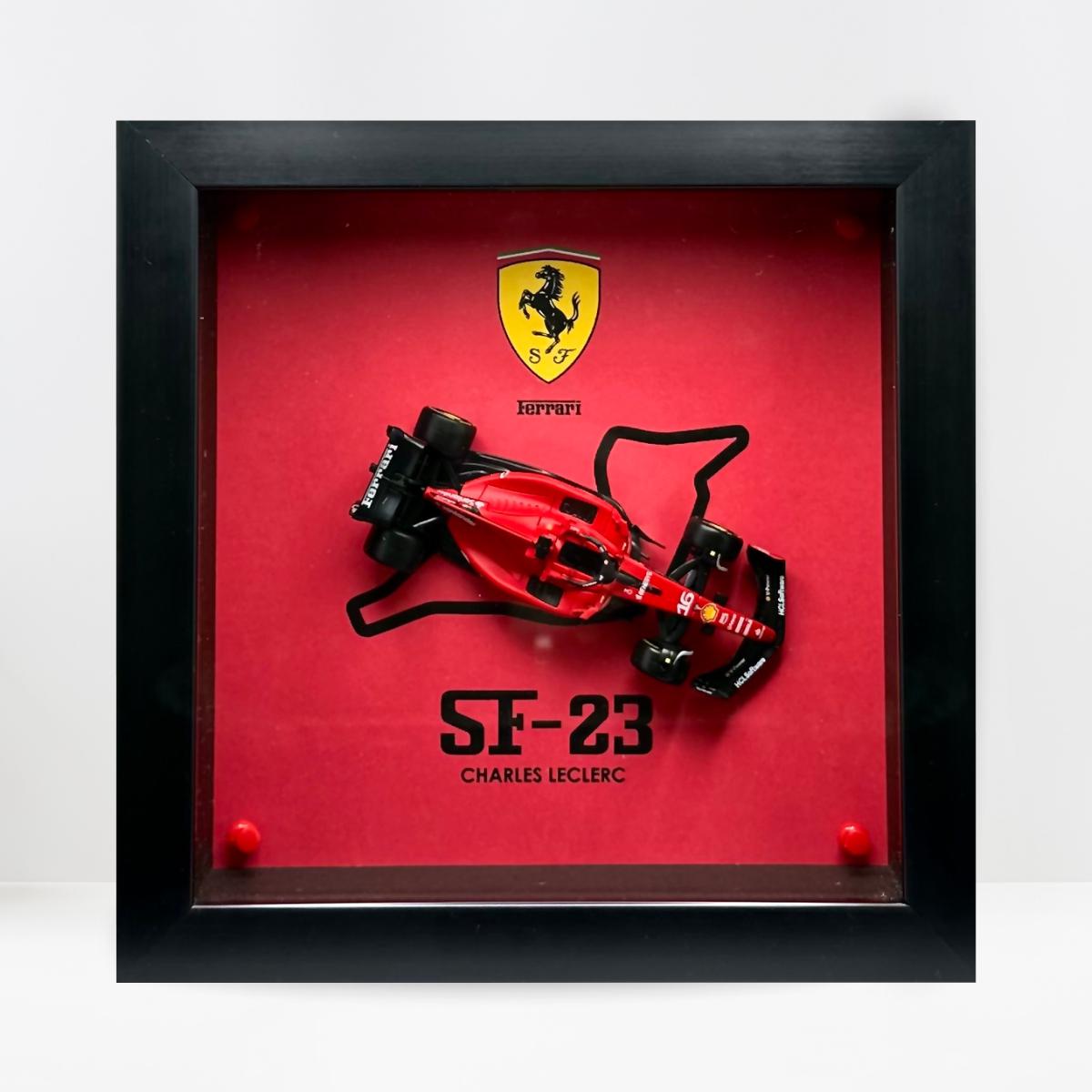 Ferrari SF-23 Monza Circuit 3D Showpiece - Charles Leclerc F1 Gift - Etsy