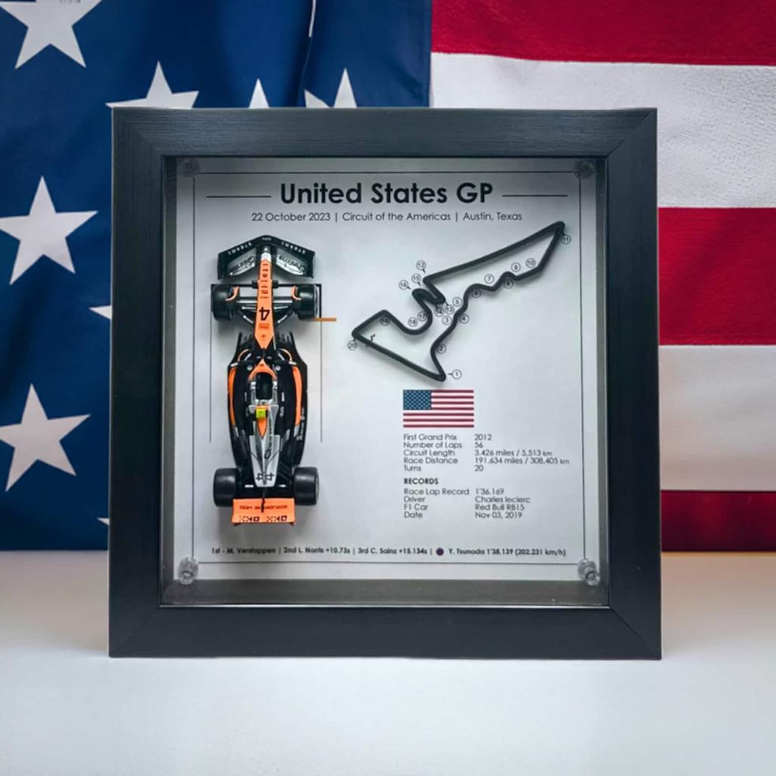 Custom 3D Formula 1 Frame: Driver & Track Showcase - Etsy