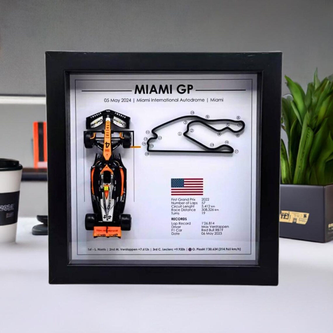 Custom 3D Formula 1 Frame: Driver & Track Showcase - Etsy