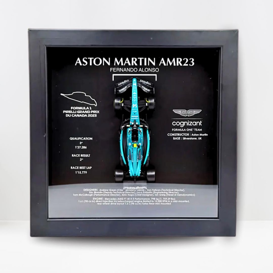 Fernando Alonso - Aston Martin AMR23 F1 - Canadian GP - F1 Gift 3D ...
