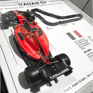 Custom 3D Formula 1 Frame: Driver & Track Showcase - Etsy