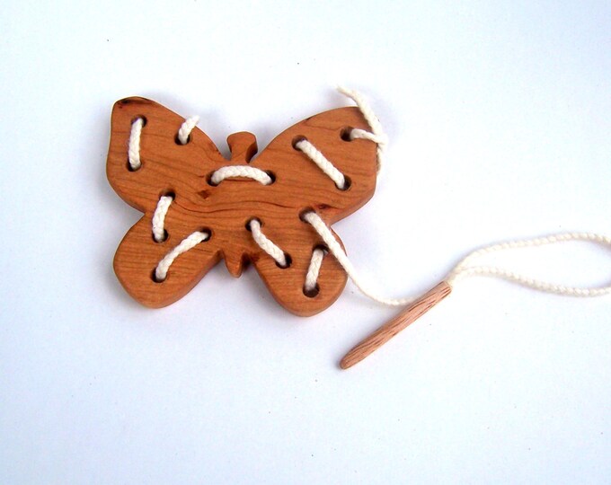 Butterfly Lacing Toy - Etsy