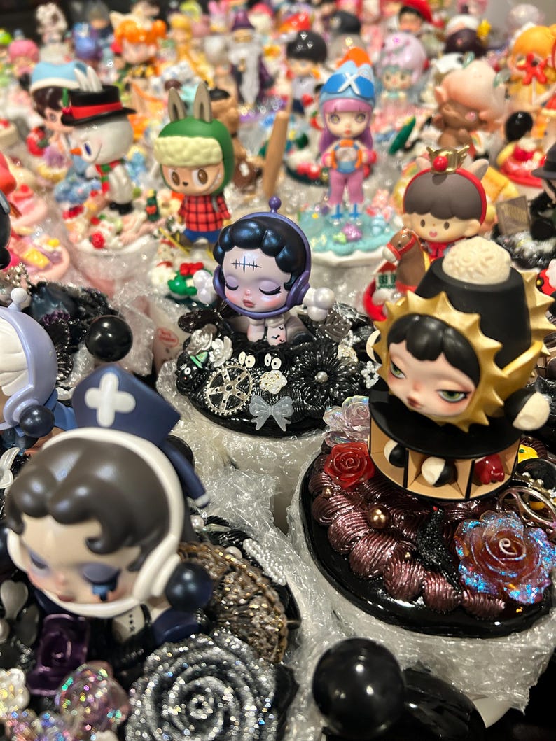 Cute Gift Kawaii Figure Unique Pop Mart Cup Mug With 3D Mug Blackraven ...