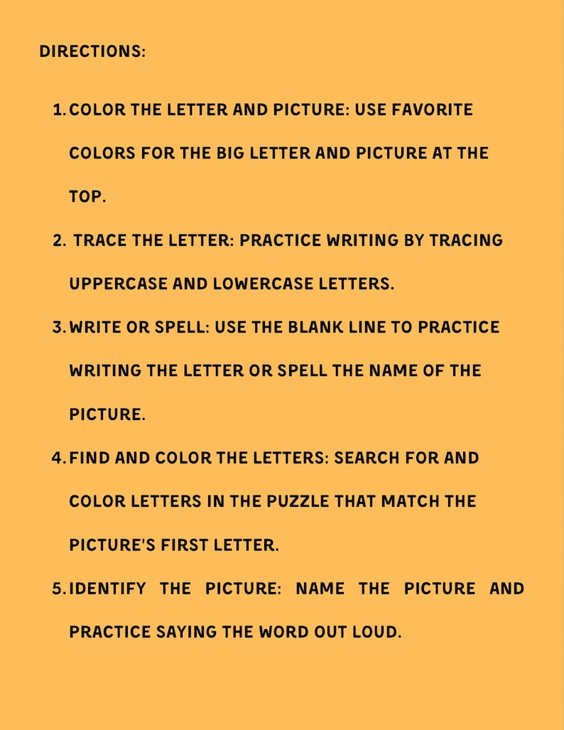 Printable Alphabet Tracing & Coloring Workbook - Kids' Educational ...