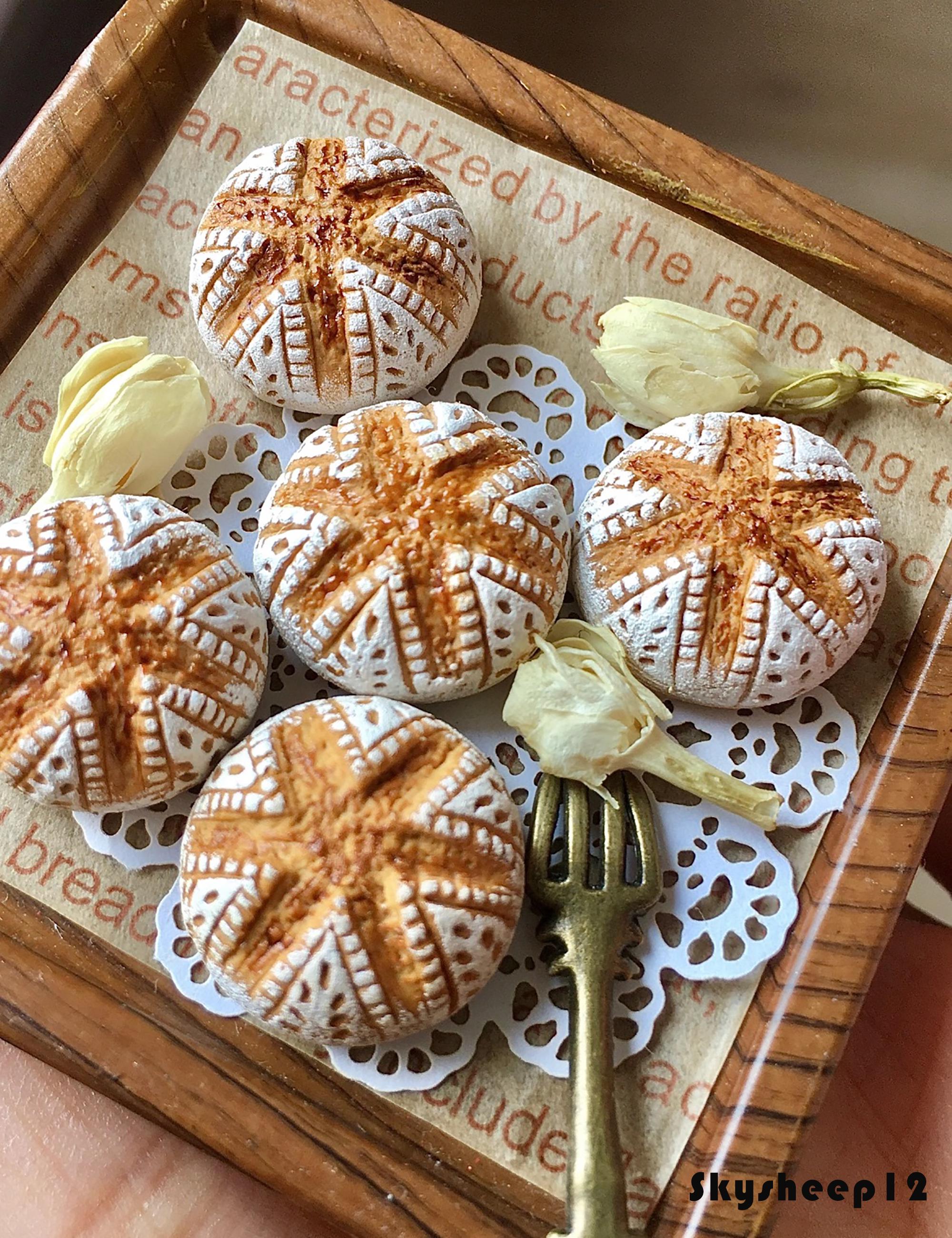 Mini French Bread Mini Cake Mini Food 1:12 Doll House Food Mini ...