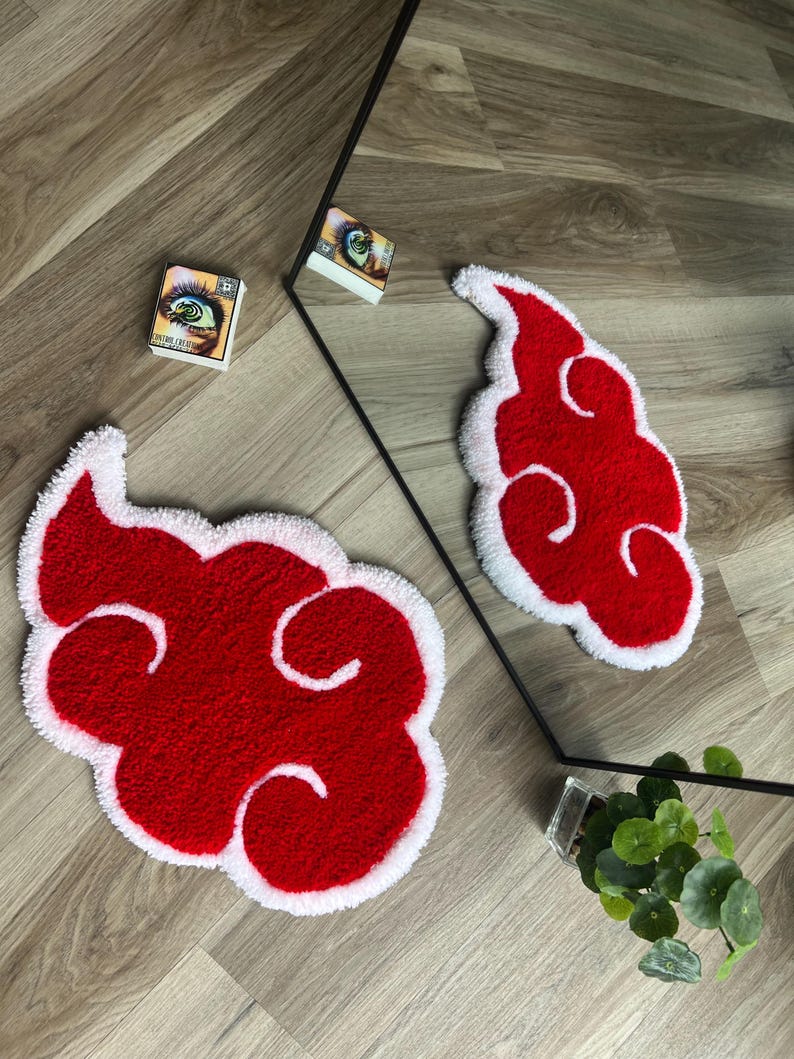 Akatsuki Cloud Handmade Tufted Rug Best Gift Made to Order Free ...
