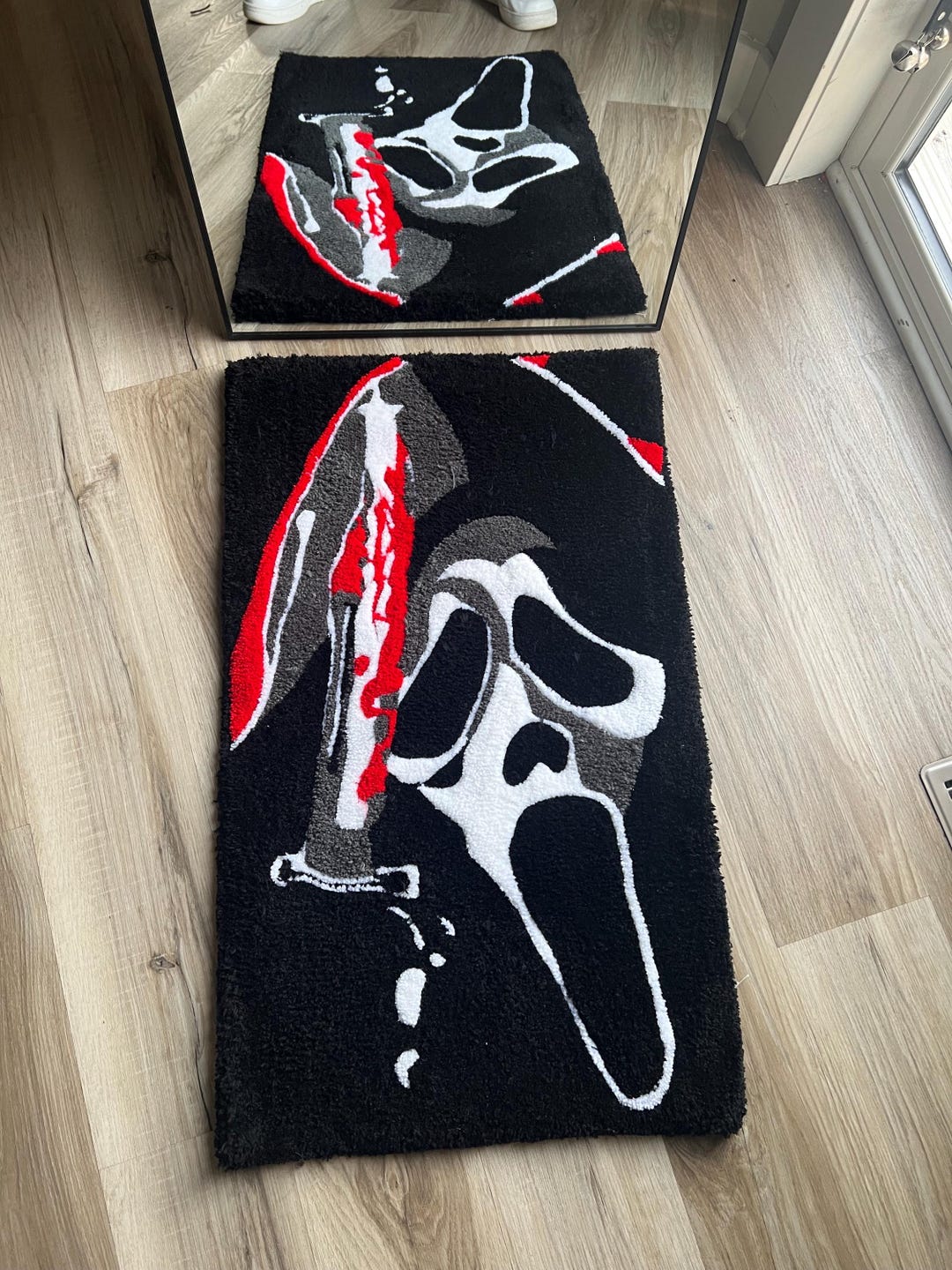 Scream Ghostface Handmade Tufted Rug Best Gift Made to Order 100% Hand ...