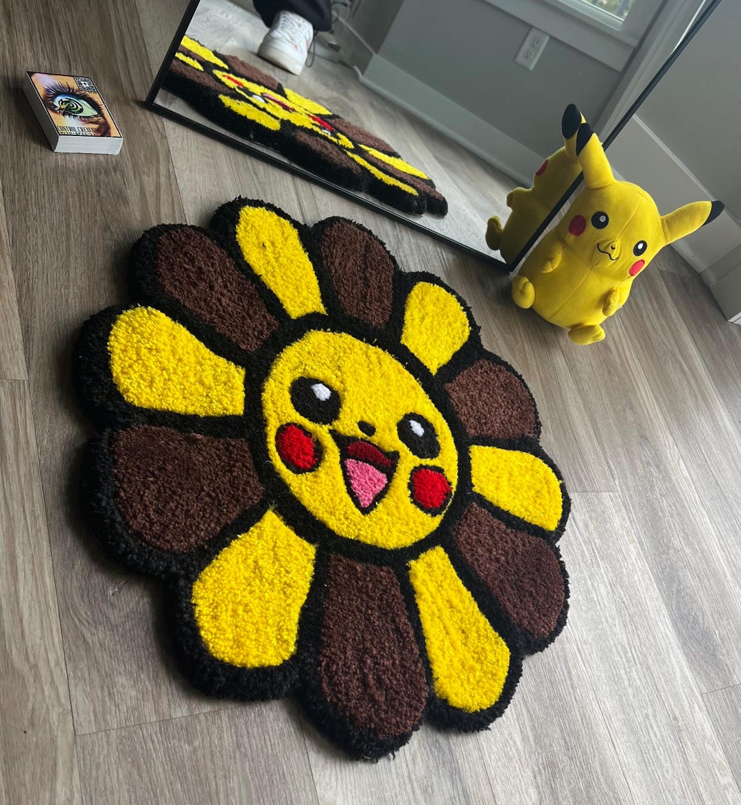 Pikachu Handmade Tufted Rug Best Gift Made to Order 100% Hand Tufted ...