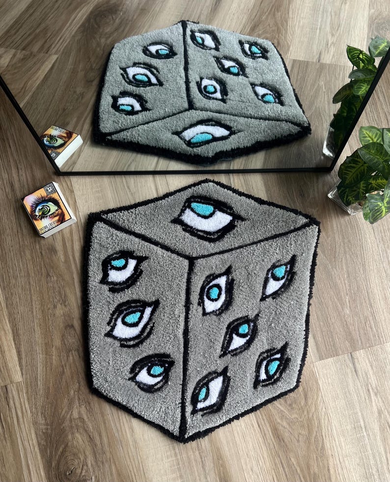 Jujutsu Kaisen Gojo Prison Realm Handmade Tufted Rug Best Gift Made to ...