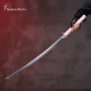 Hand-crafted Pink Katana - Original Design Fantasy Style Sword for ...