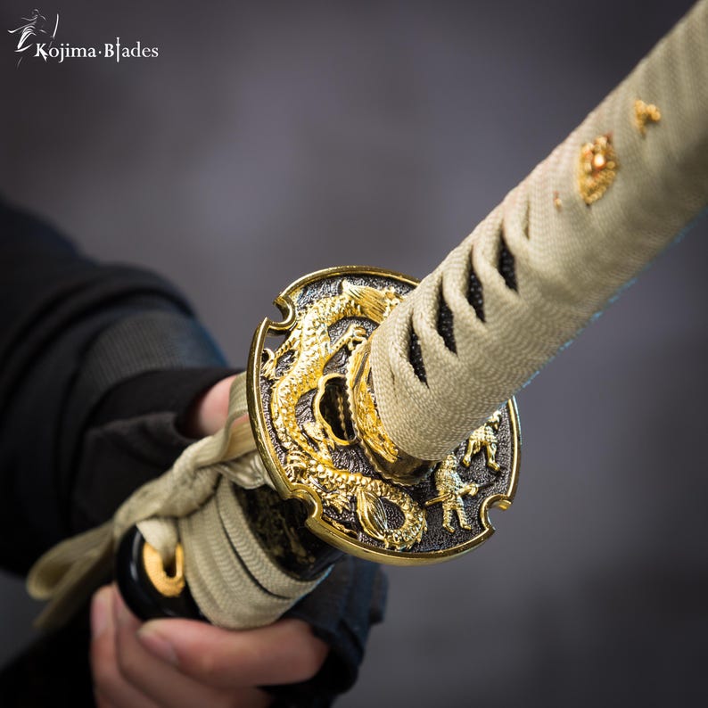 Hand-forged Katana – Original Design Fantasy Sword, High Carbon Steel ...