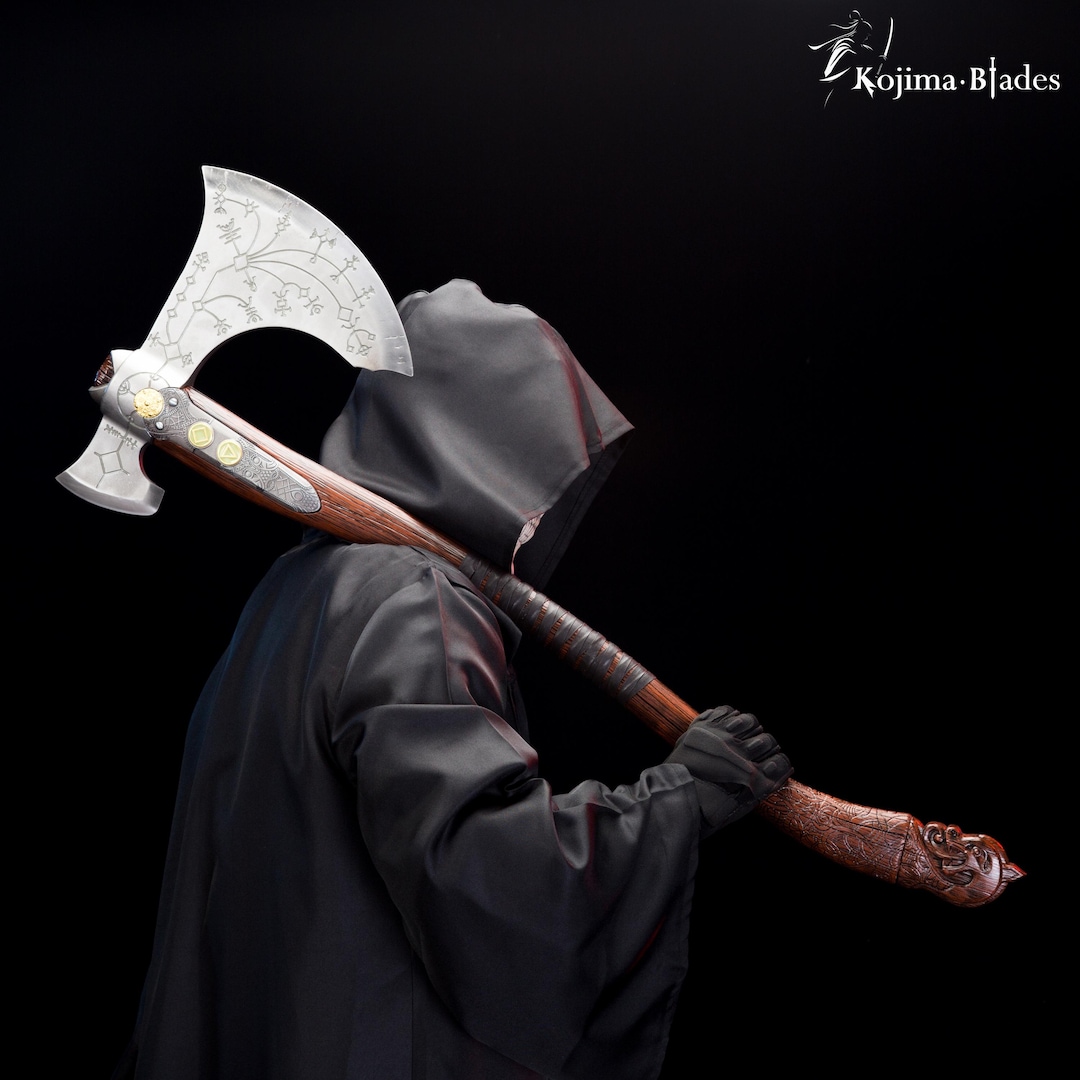 Leviathan Axe Life-size Full Metal Replica, God of War Kratos's Weapon ...