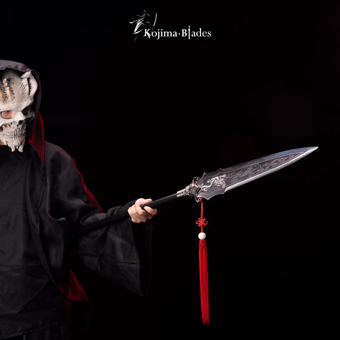 Handcraft Long Spear, Original Design, Fantasy Sword, Boyfriend Gift ...