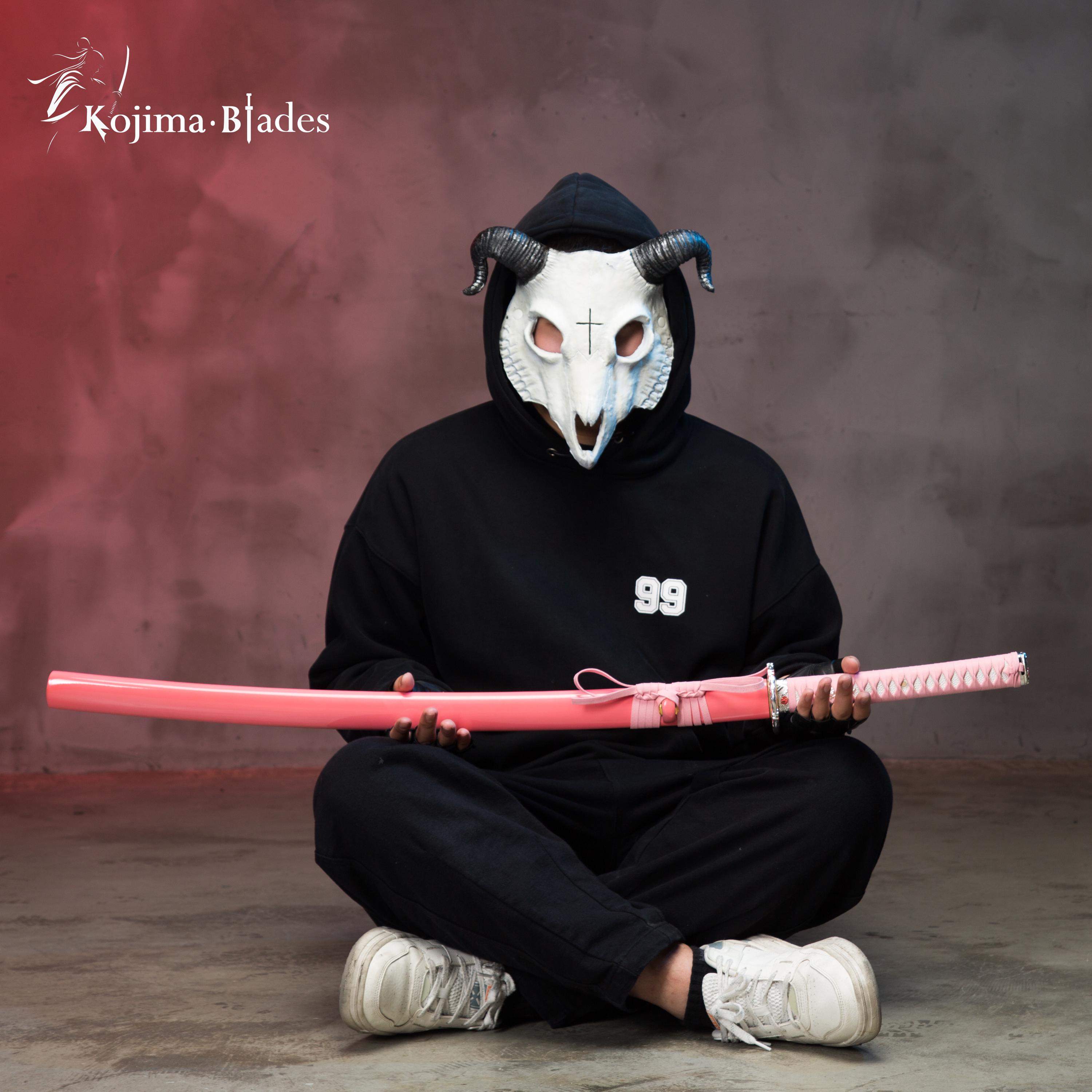 Hand-crafted Pink Katana - Original Design Fantasy Style Sword for ...