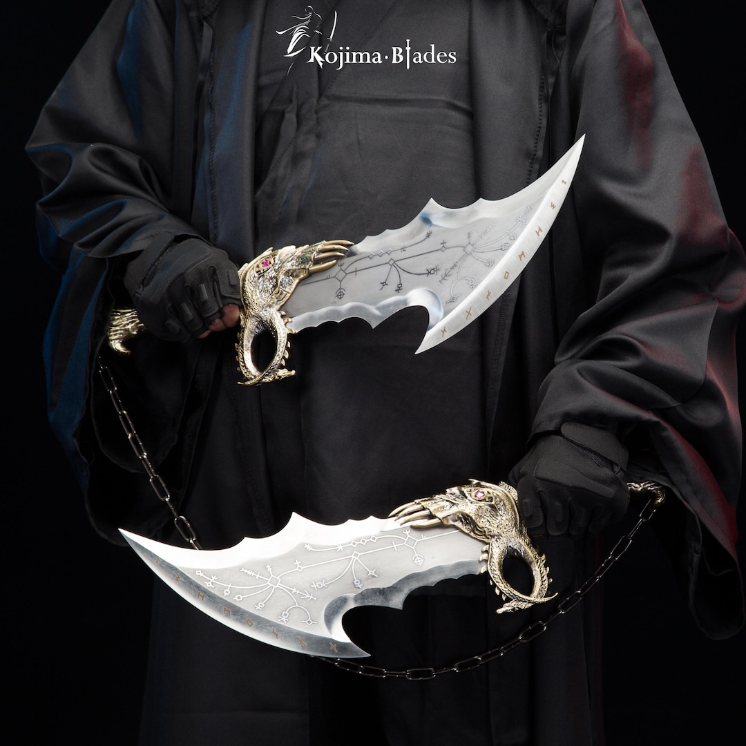 Blades of Chaos Life-size Full Metal Replica, God of War Kratos' Weapon ...
