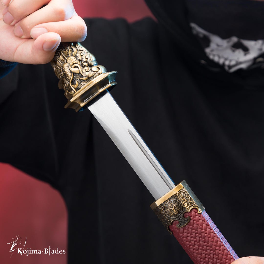 Hand-crafted Oriental Sword - Tang Dynasty Design Collectible - Etsy