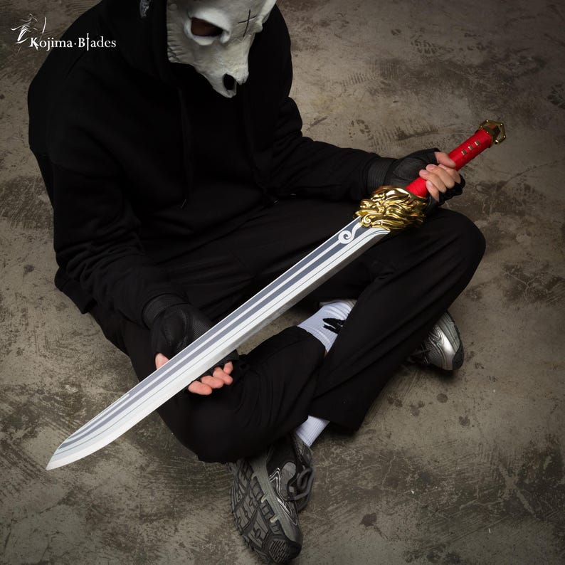 Lion's Roar Sword Replica – Genshin Impact, Full Metal Cosplay Prop - Etsy