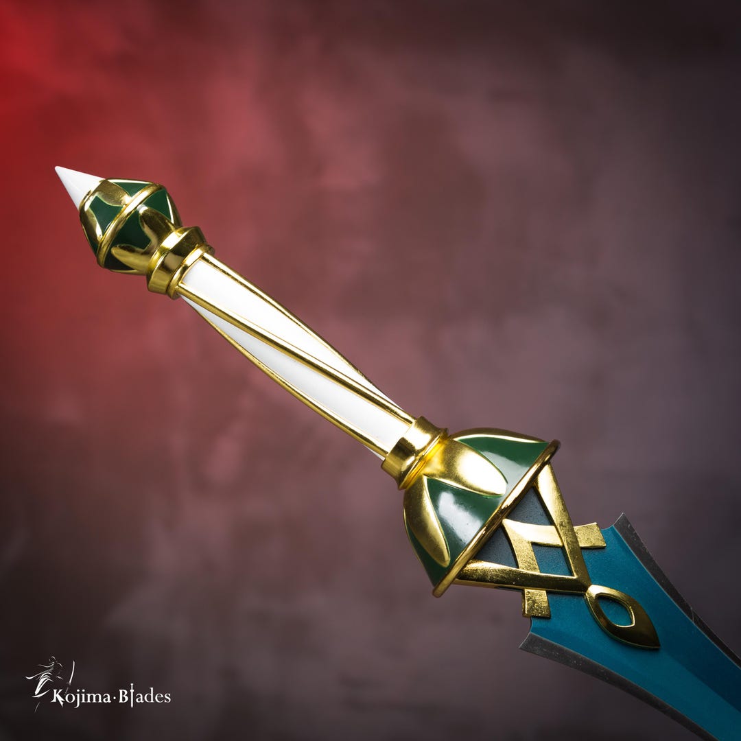 Xiphos' Moonlight Life-size Full Metal Replica Genshin Impact Weapon ...