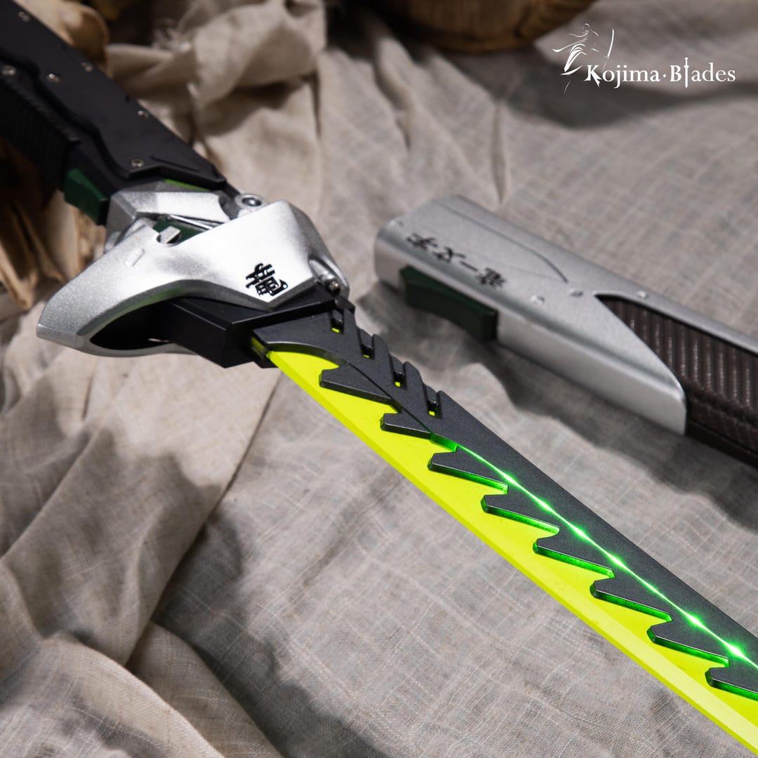 Ryū-ichimonji Life Size Metal Replica, Overwatch Cosplay Prop, Genji's ...