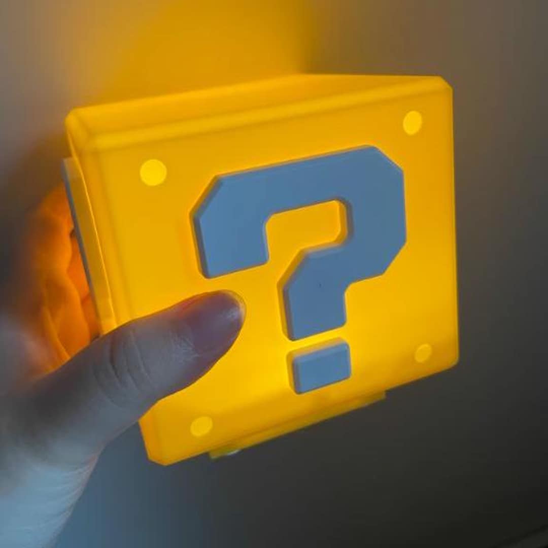 Super Mario Mystery Box Night Lamp cozyyellowmellow Perfect Gift Ideas ...
