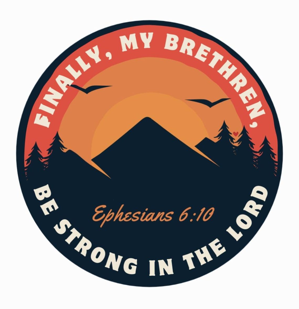 Beautiful KJV Bible Verse 2 Circle Stickers bundles of 3 Faith Base ...