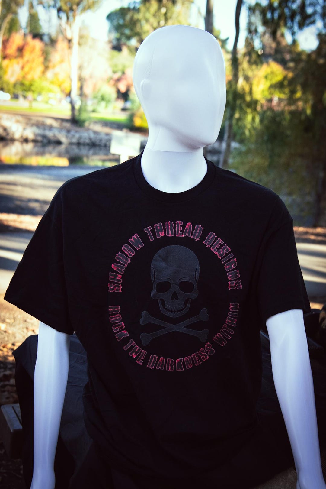 Deathshade Skull Graphic T-shirt - Etsy