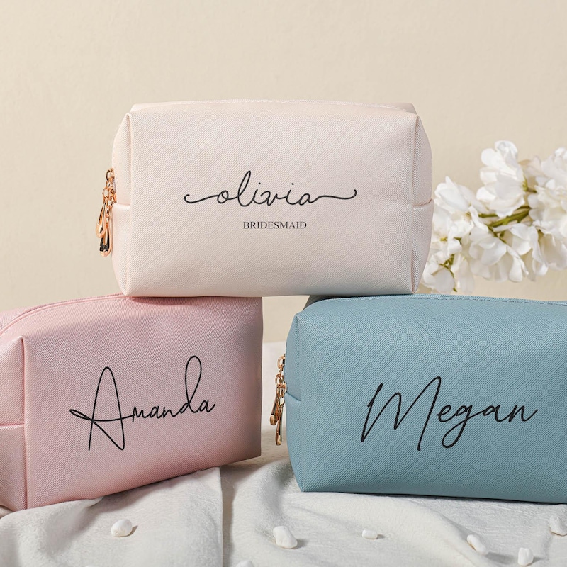 Monogrammed Makeup Bag - Etsy