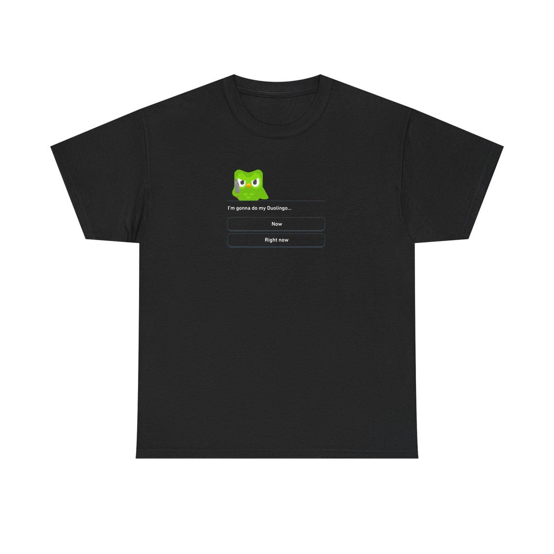 Threatening Duo - Duolingo Owl With Knive Funny Meme Shirt, Ironic ...