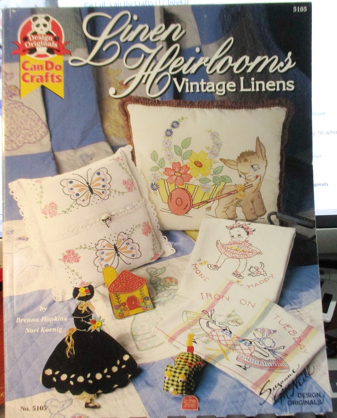 Linen Heirlooms Vintage Linens Book, 99 Pages, Embroidery Patterns for ...