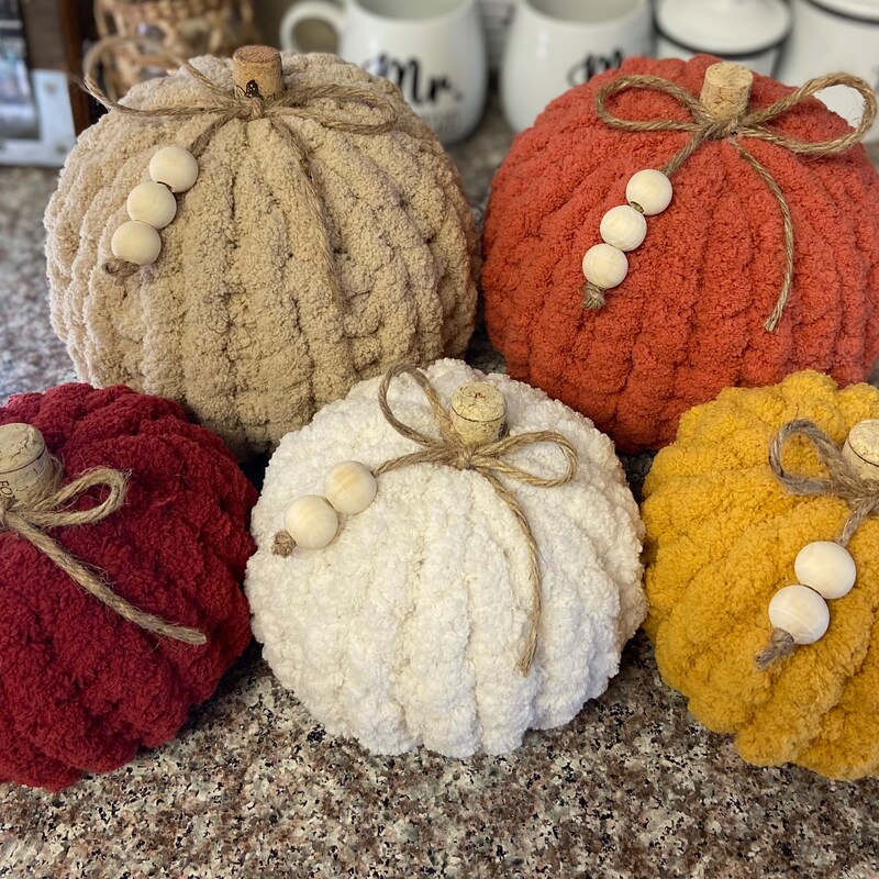 Chunky Yarn Pumpkin - Etsy