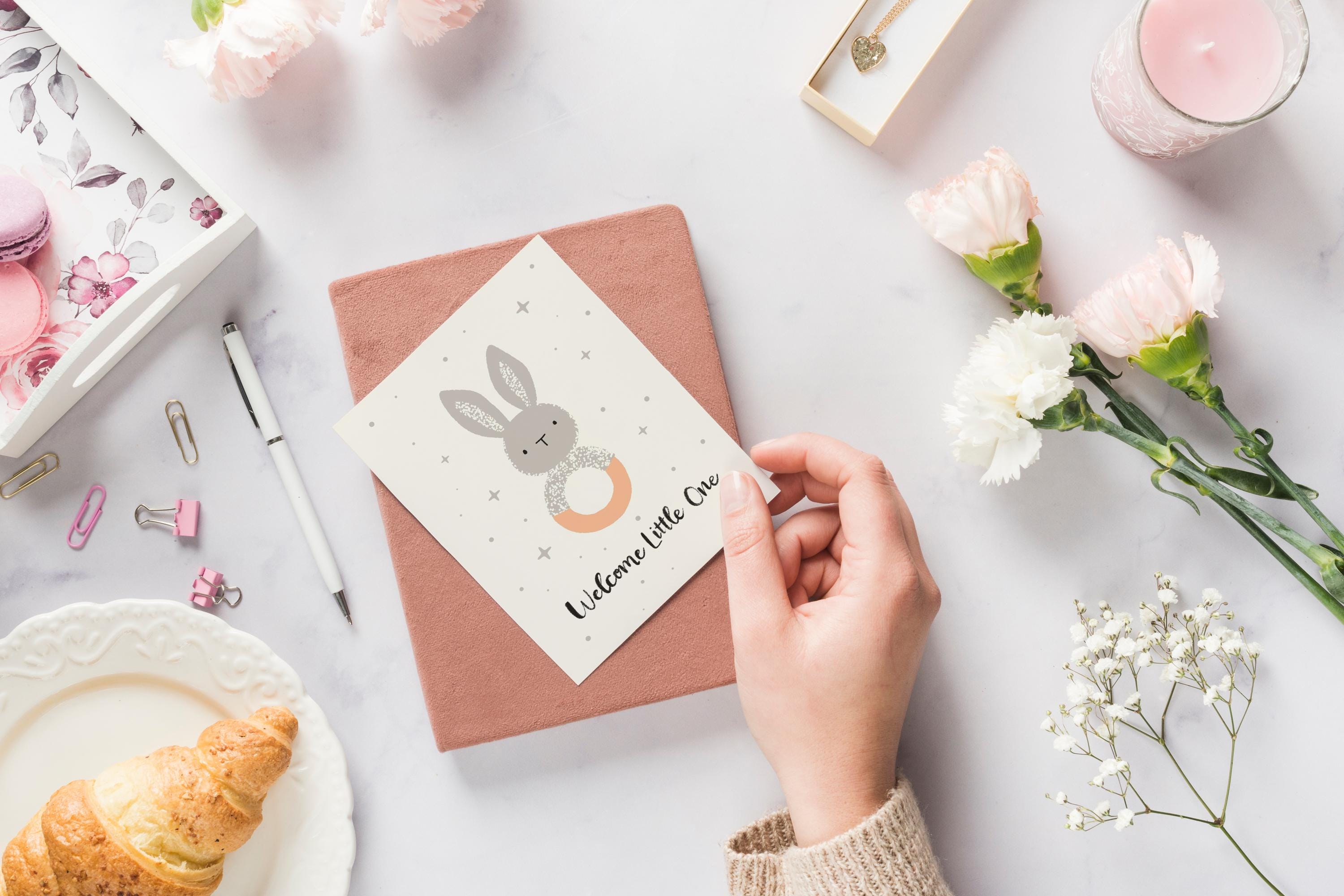 New Baby Digital Card | Printable Baby Shower Card | Instant Download ...