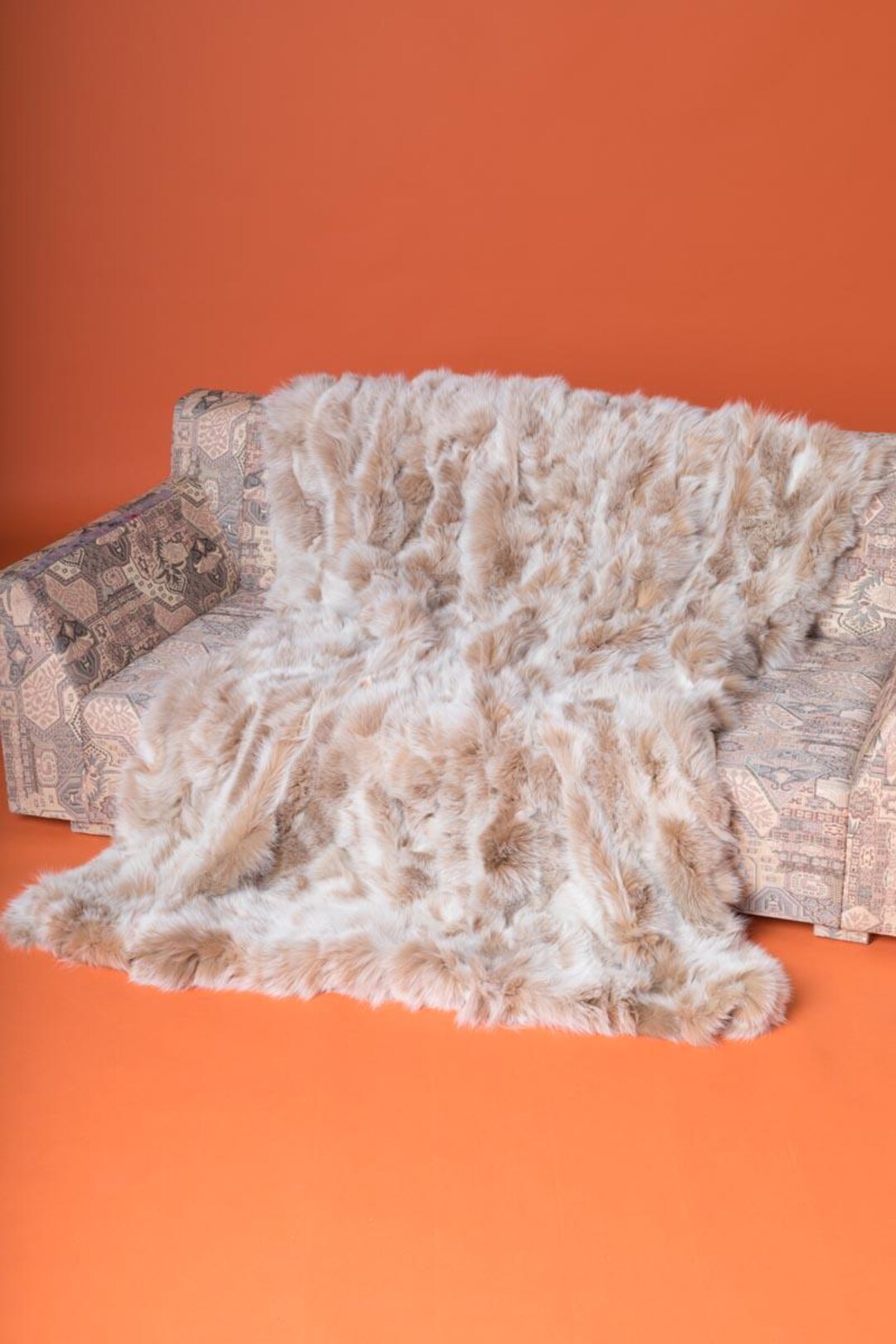 Snow | Fox Fur Blanket | Rug | Home Decor | Throw - Etsy