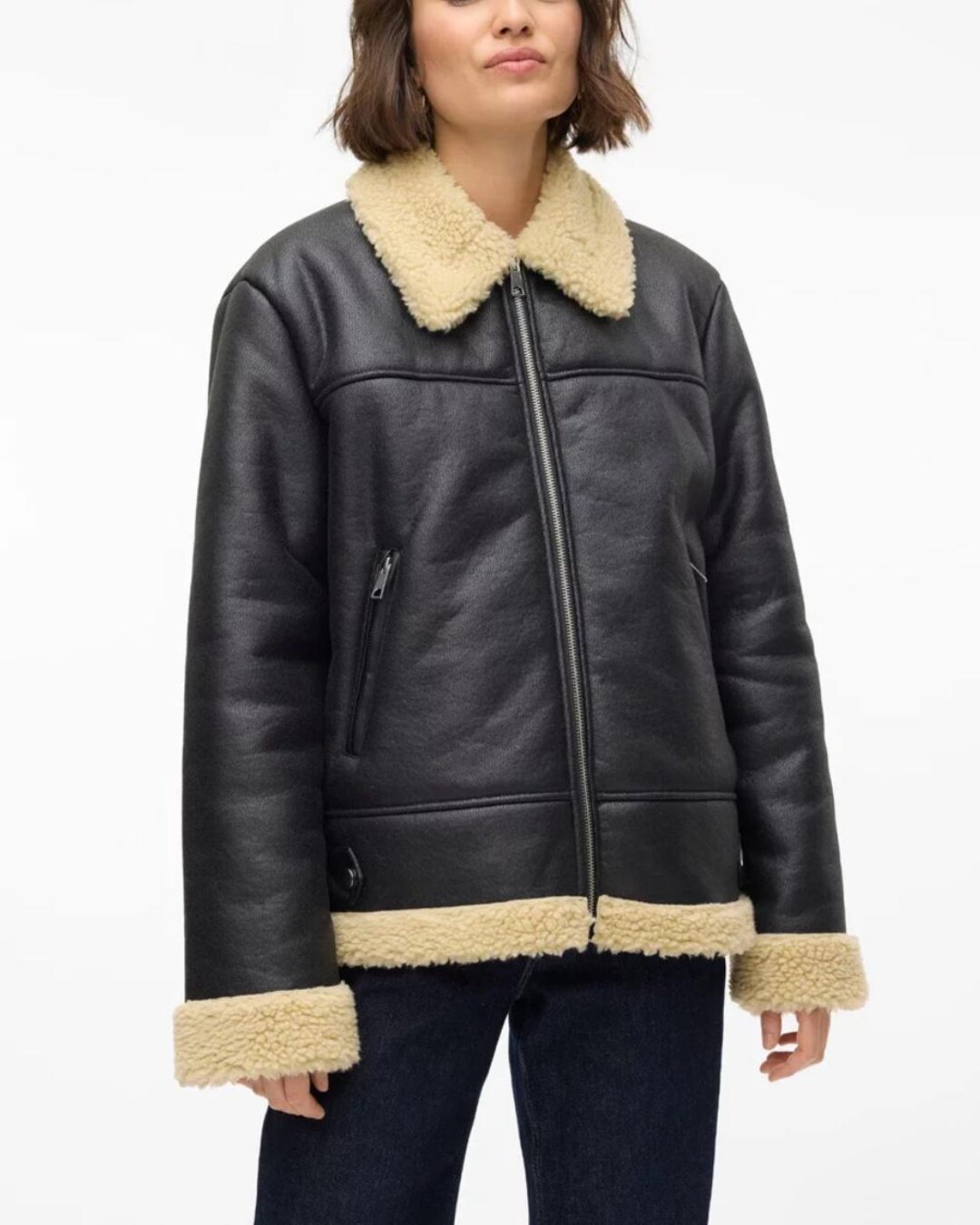Kay Teddy Jacket | Unisex Cozy Shearling Coat | Soft Plush Winter ...