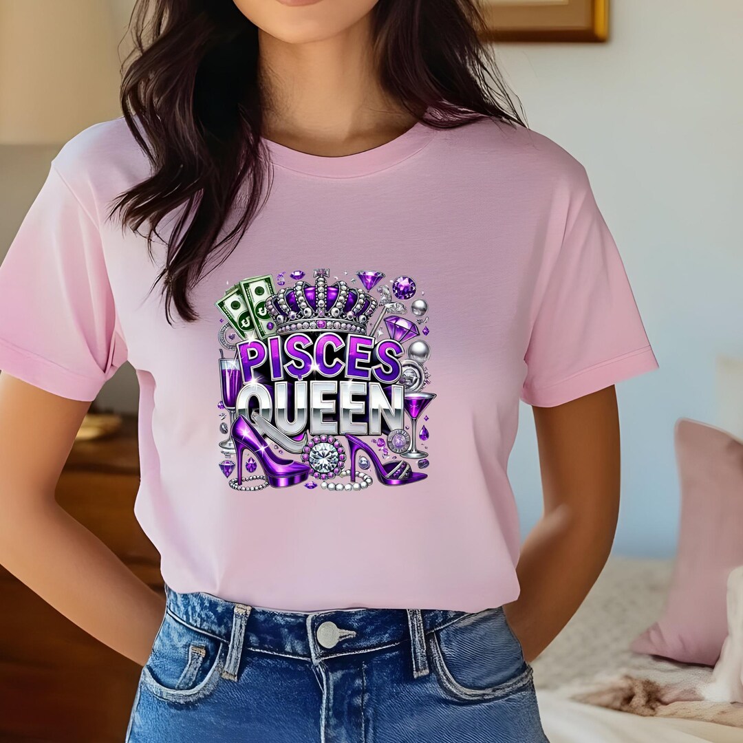 Pisces Queen PNG, Zodiac Sublimation Design, Urban Printable Art ...