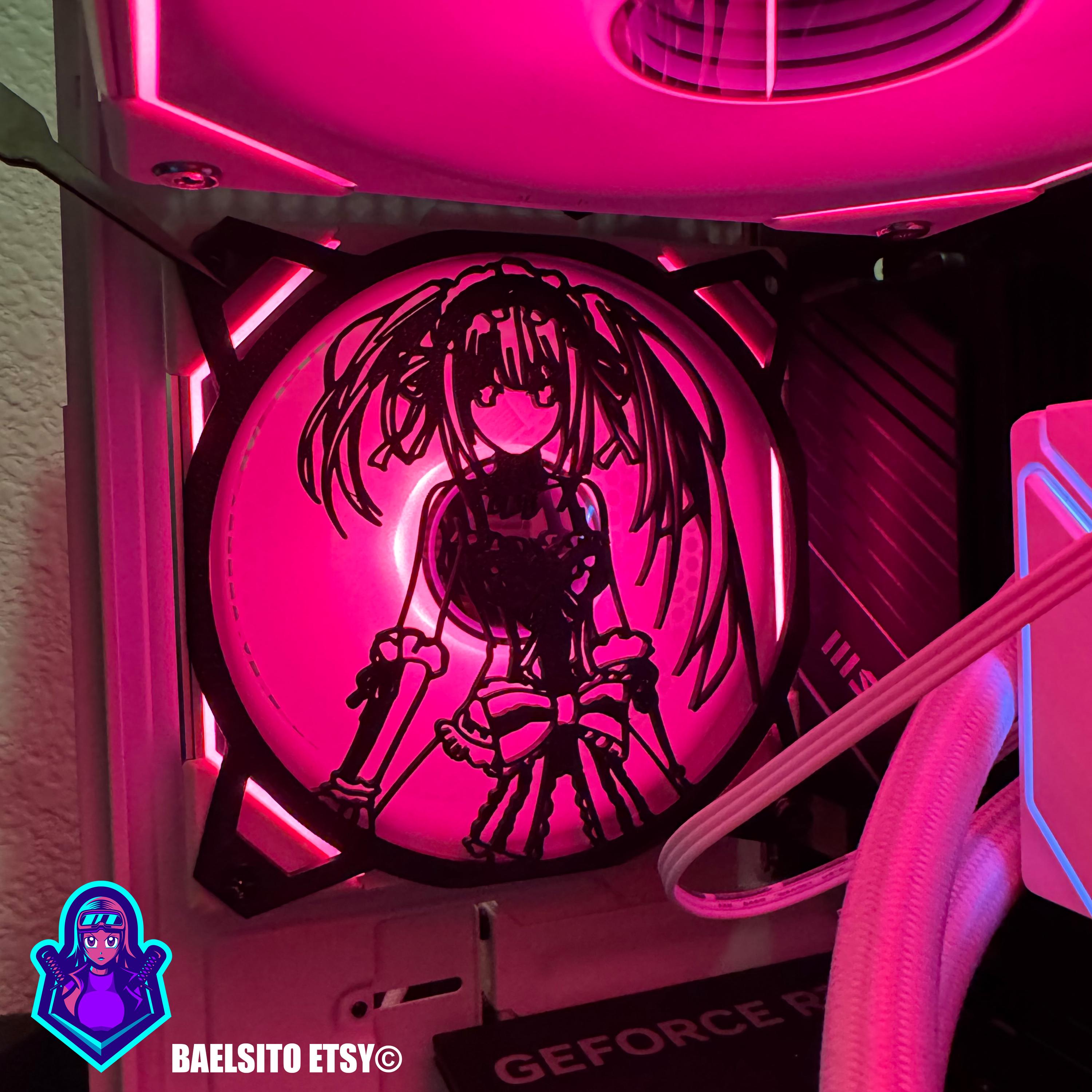 Tokisaki Kurumi (date A Live) FAN COVER 120MM - Etsy