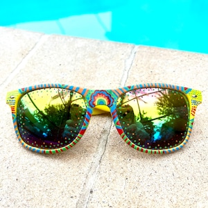 Hand-painted Sunglasses - Etsy