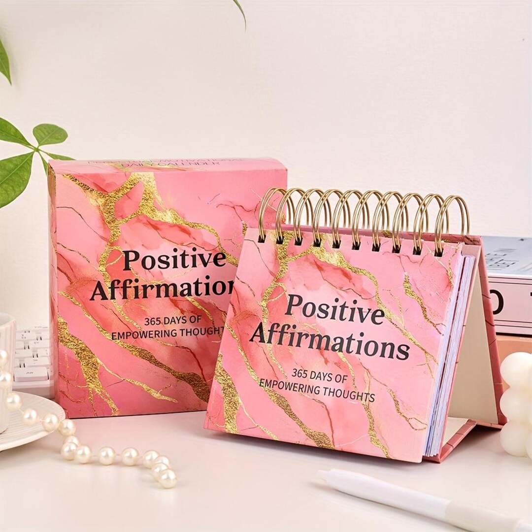 Positive Affirmation Desk Calendar: 365 Days of Inspiration - Etsy UK