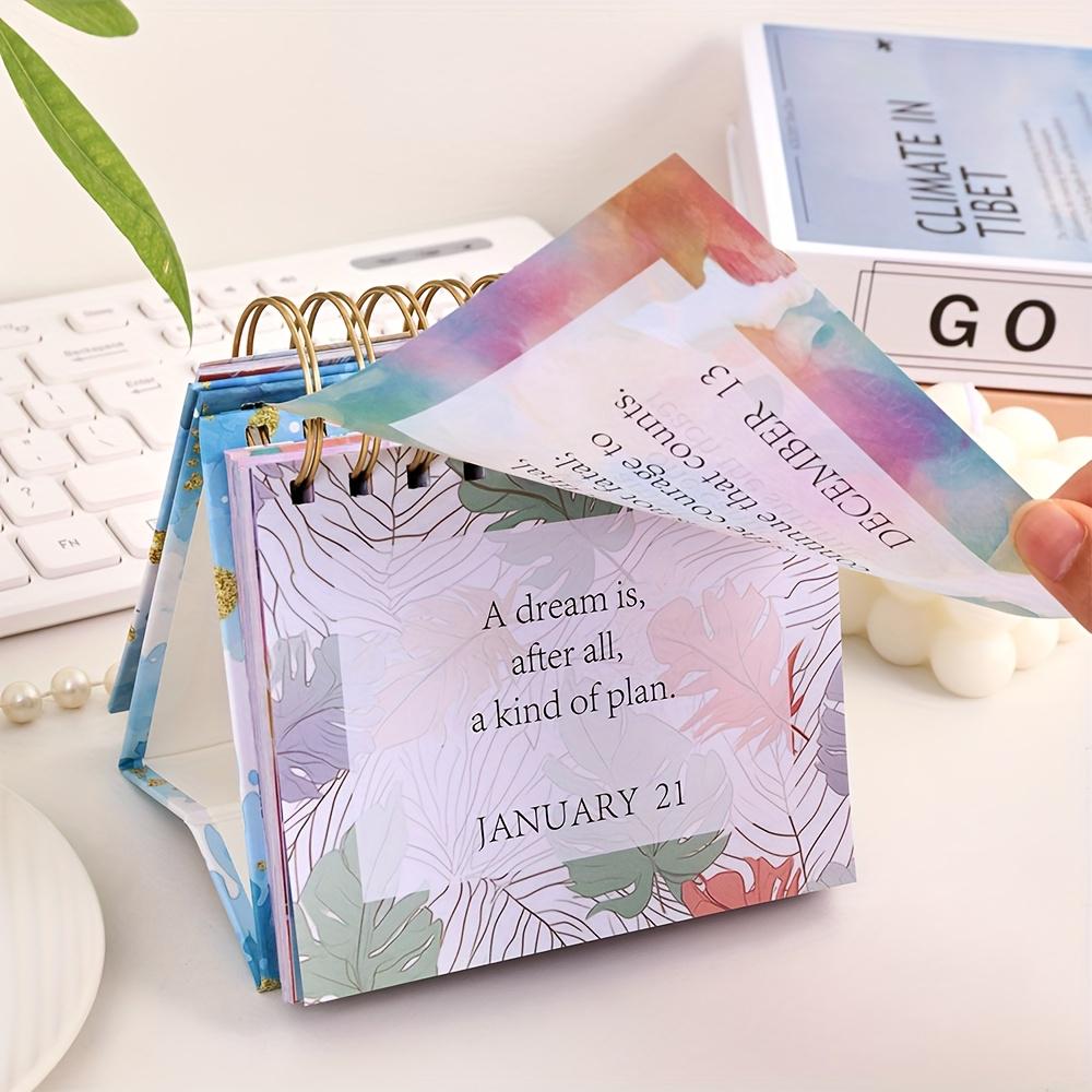 Positive Affirmation Desk Calendar: 365 Days of Inspiration - Etsy UK