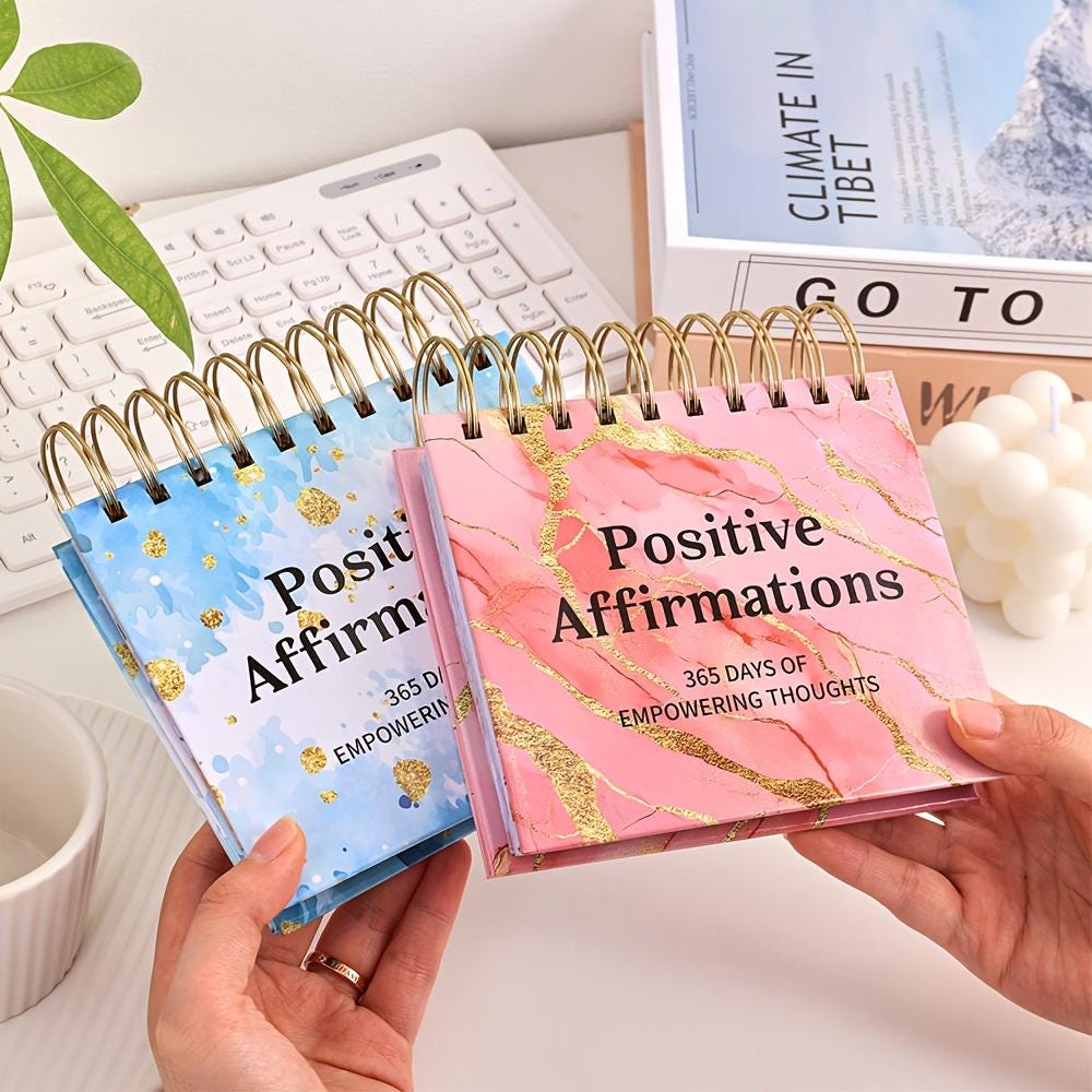 Positive Affirmation Desk Calendar: 365 Days of Inspiration - Etsy UK