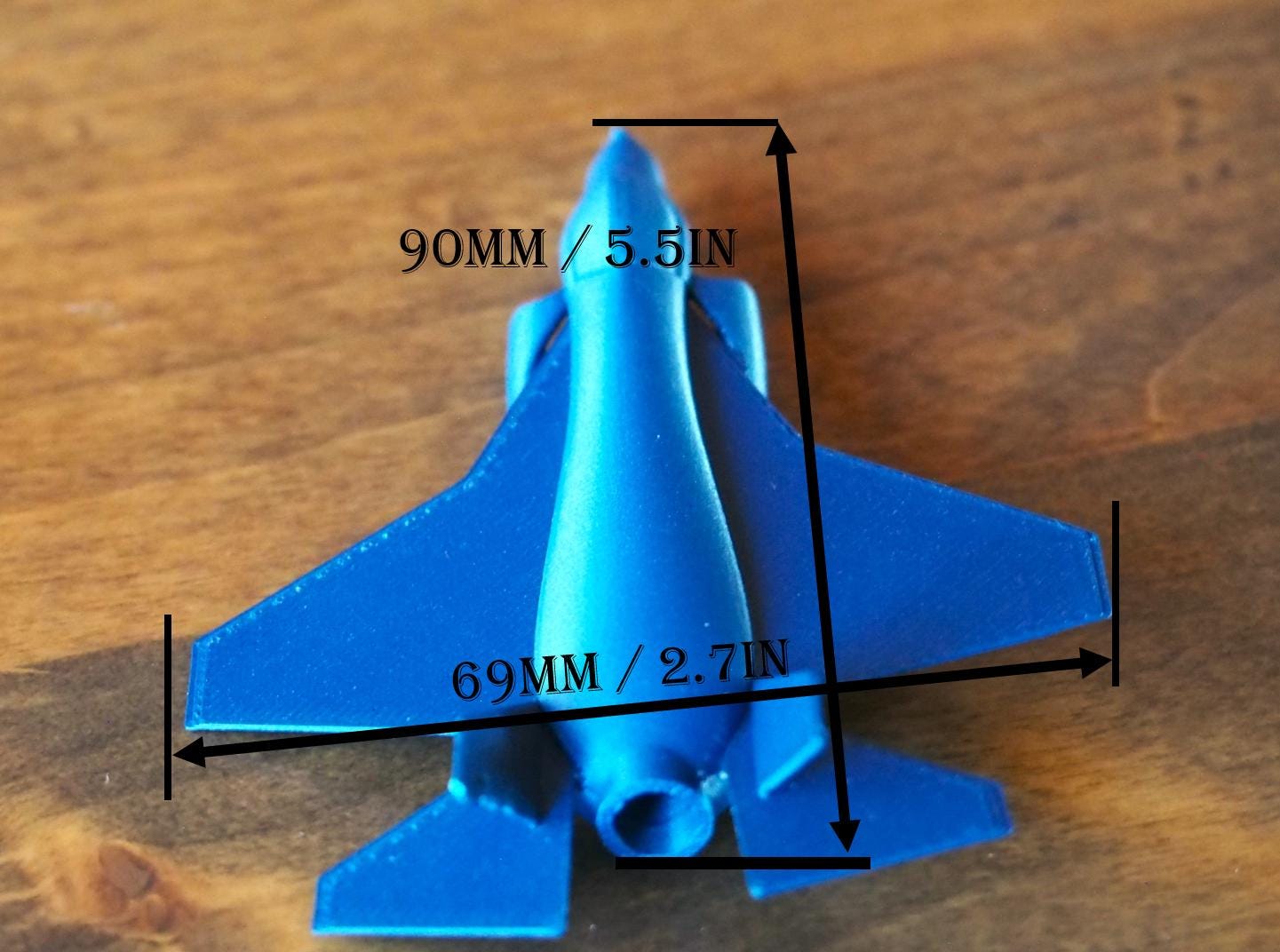Simple Model Fighter Jet - Airplane - F-35 Fighter Jet - 3D Printed ...