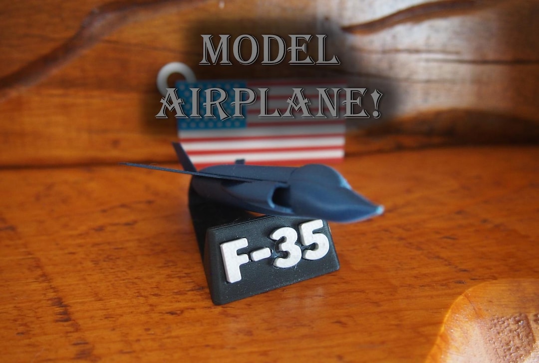 Simple Model Fighter Jet - Airplane - F-35 Fighter Jet - 3D Printed ...