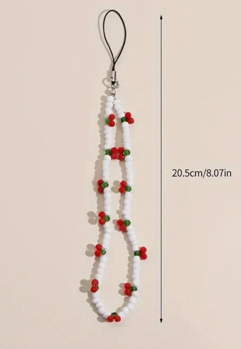 Cherry Phone Charm - Etsy UK