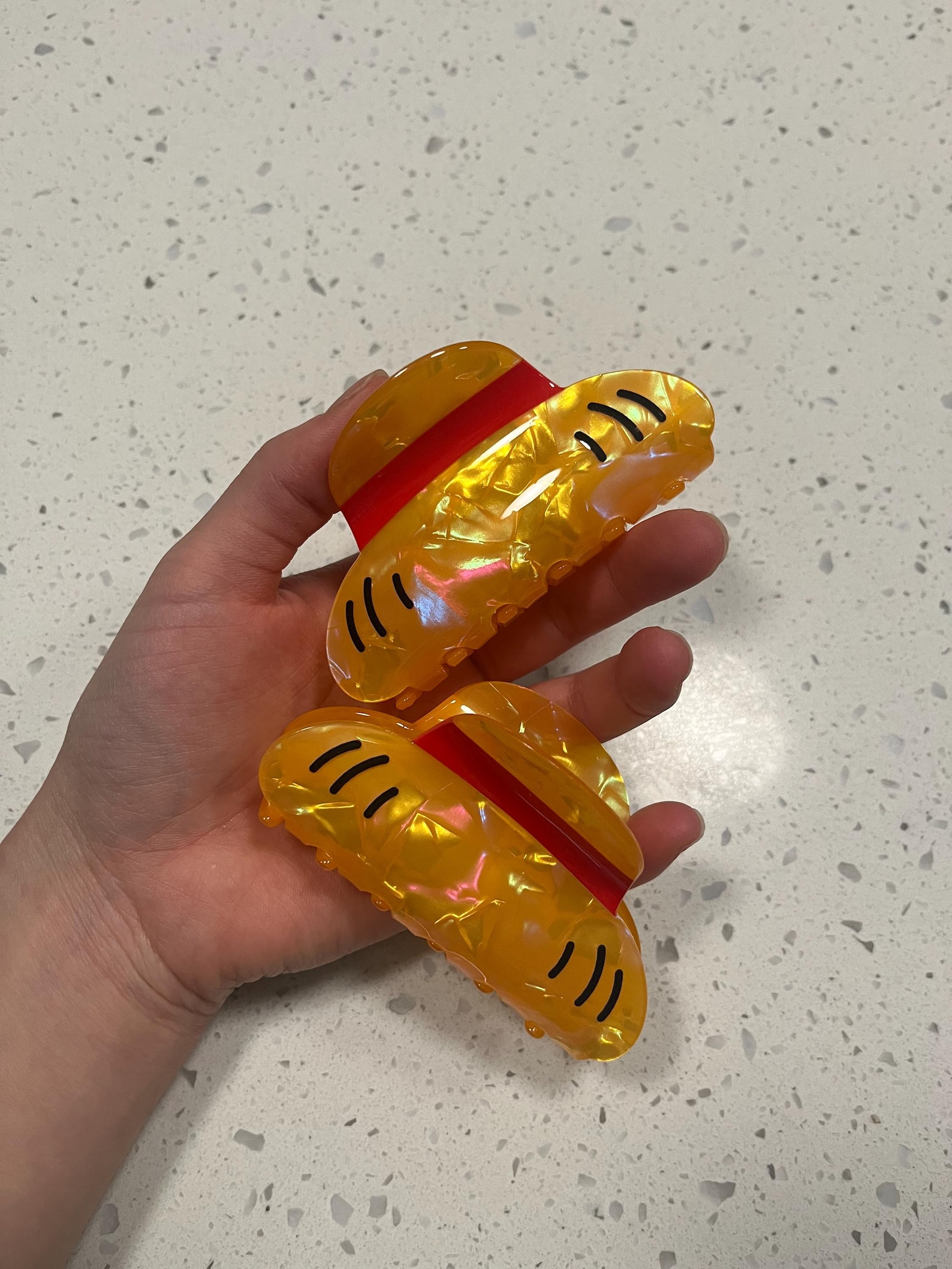 One Piece Straw Hair Claw - Etsy