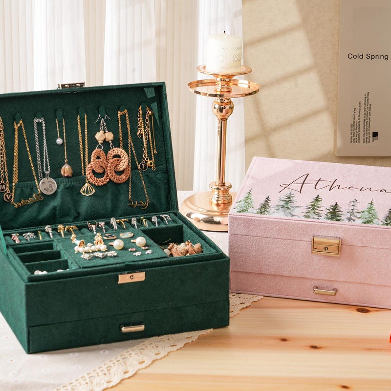 Men Velvet Jewelry Box - Etsy