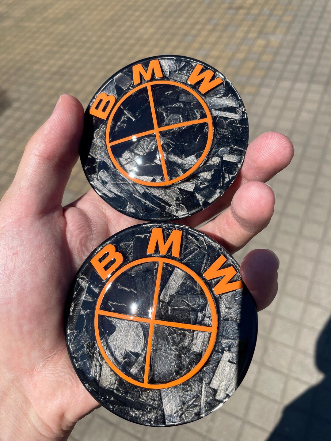 BMW Forged Carbon Fiber Emblems Set - Etsy