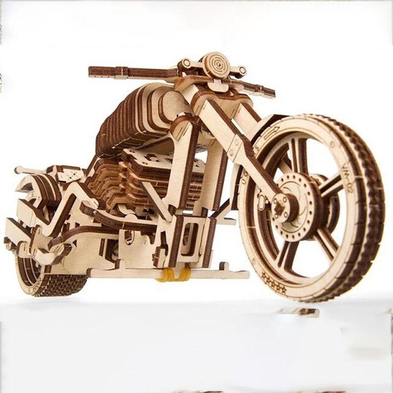 Motorcycle Laser Cut File, Cdr, Dwg for Cnc Laser Cut Pdf Instructions ...