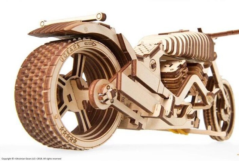 Motorcycle Laser Cut File, Cdr, Dwg for Cnc Laser Cut Pdf Instructions ...